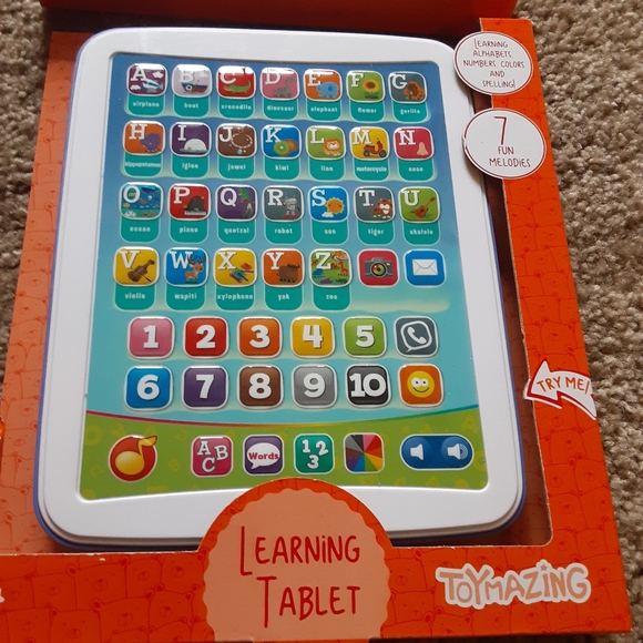 toymazing | Toys | Children Toys Learning Tablet Pretend Cash Register ...